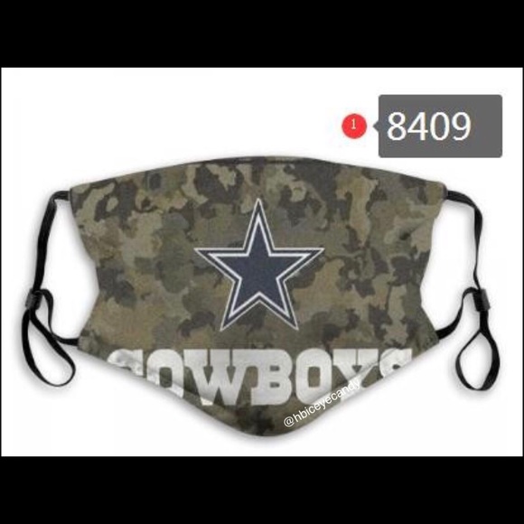 Accessories | Reusable Dallas Cowboy Cloth Face Mask | Poshmark